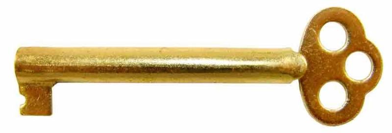 Buy 2-3/8" Door Lock Key Online - High-Quality Brass Construction