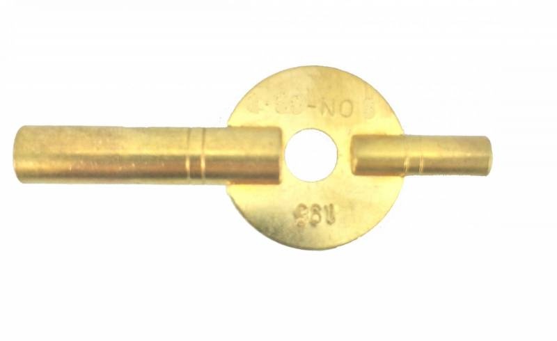 Buy High-Quality #2/#00 Brass Carriage Clock Key Online - Swiss Size
