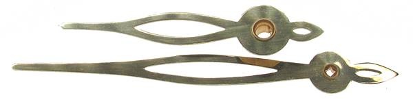 Buy Gilted Brass Fancy Euro Hands With 3" Minute Hand - Pair Online