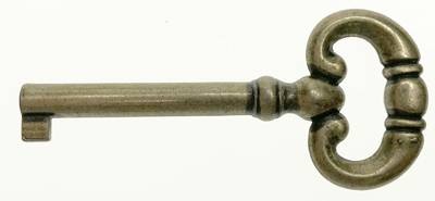 Buy 2-15/16" Door Lock Key Online - Bronzed Antiqued Brass Plated