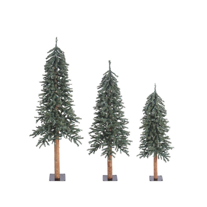 Buy 4' 5' 6' Natural Bark Alpine Tree Set Online - Ideal for Rustic ...