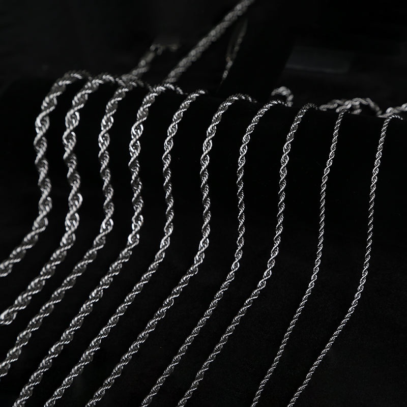Rope 4Mm Classic Steel Chain