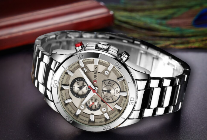 Contemporary Metal Watch