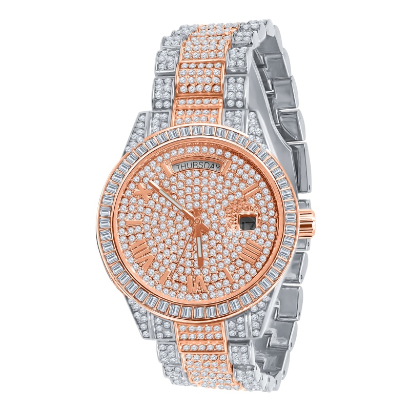 Crant Bling Watch Crystal I Rose Gold
